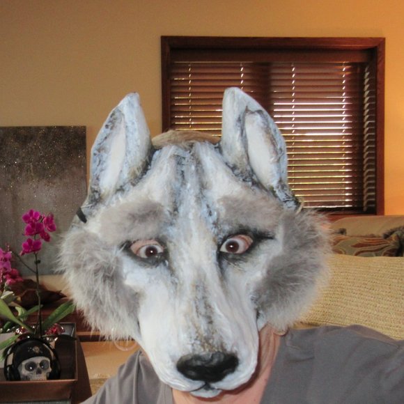 Realistic Wolf Mask